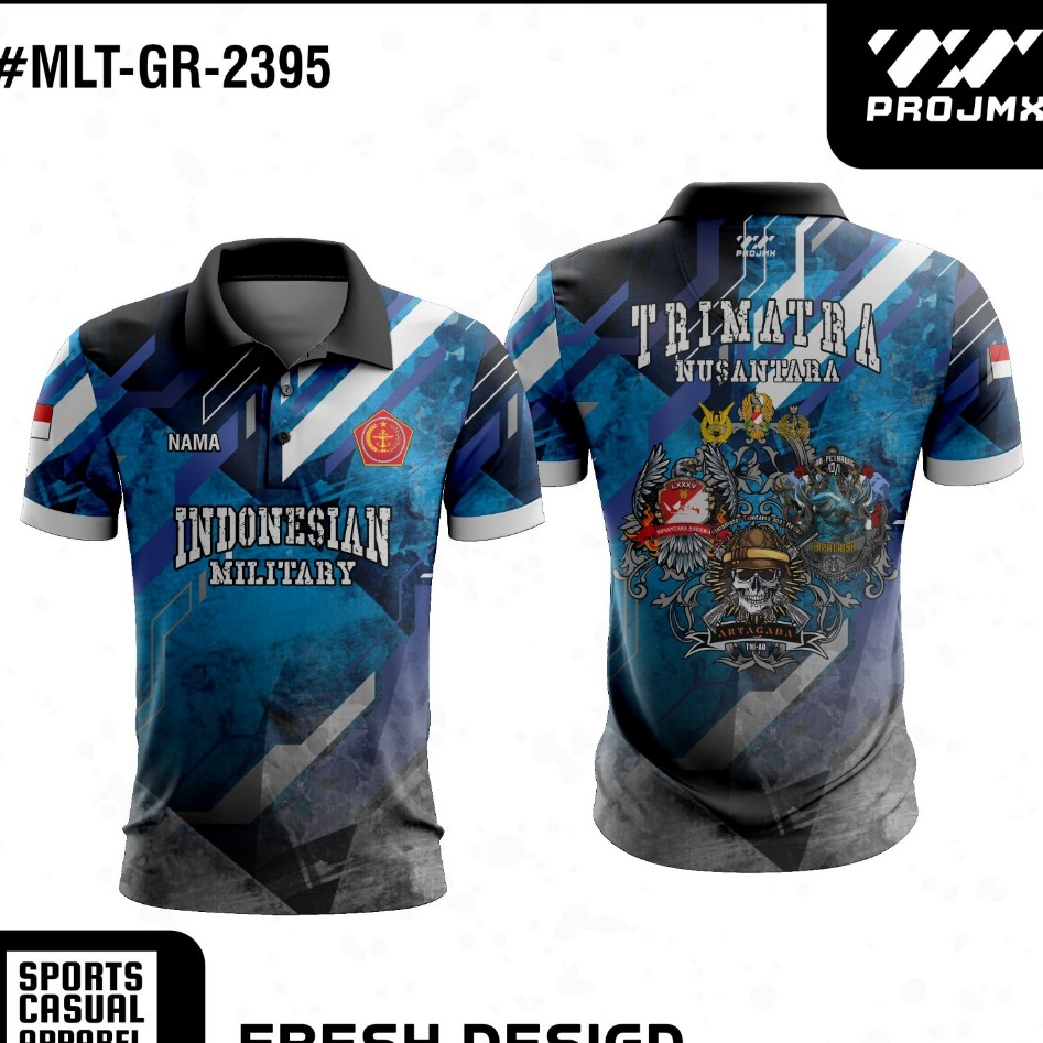 Jual PROJMX - JERSEY MILITER TRIMATRA / TNI AU / TNI AD (BISA CUSTOM ...