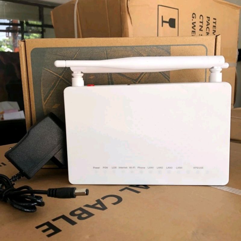 Jual [PLUS BOX] ROUTER ONT ZTE F609 V3 GPON OMCI TERBARU GPON MODEM ...