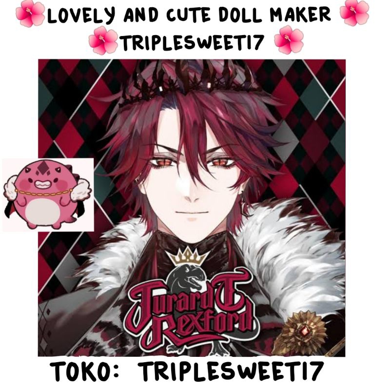 Jual SORAWRITY JURARD T REXFORD MASCOT custom by TripleSweet17 boneka ...