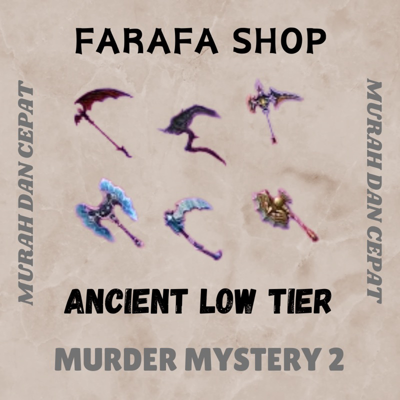 Jual Ancient Low Tier MM2 Murder Mystery 2 Roblox | Shopee Indonesia