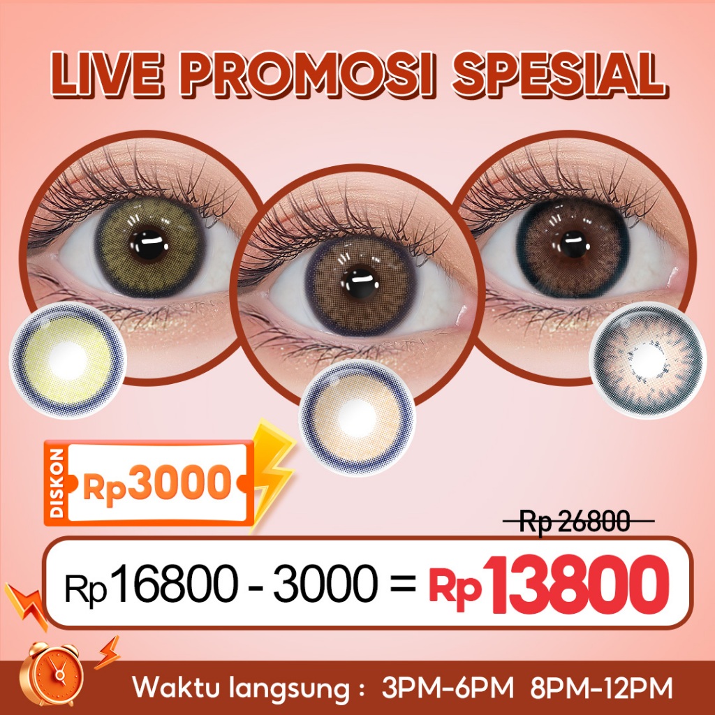 Jual Magister SOFTLENS MOCHA COLOR LENSA KONTAK Softlens Hitam Diameter ...