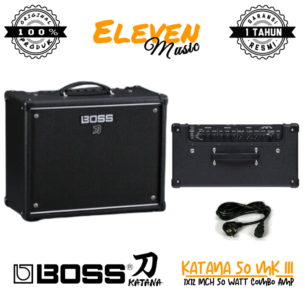 Jual Boss Katana-50 MK3 1x12 inch 50-watt Combo Ampli Gitar Katana 50 ...