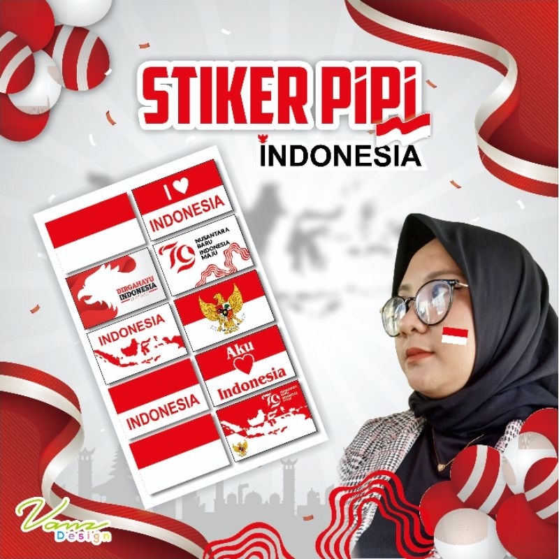 Jual STIKER PIPI | STIKER 17 AGUSTUS | STIKER INDONESIA | Shopee Indonesia