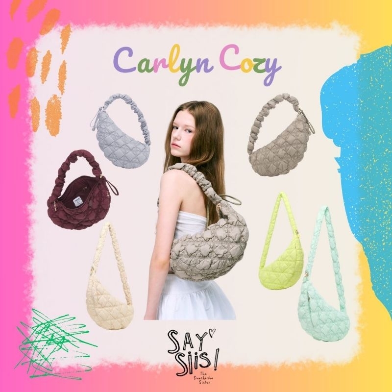 Jual Say.siis - Tas Carlyn Cozy Bag Full Emboss Size M Thailand Korea ...