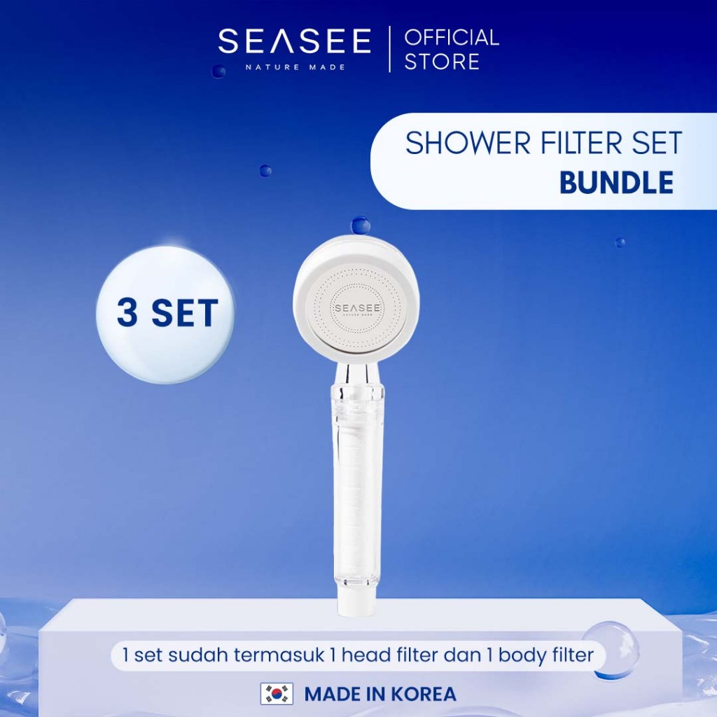 Jual SEASEE Premium Shower Set (3 SET) | Shopee Indonesia