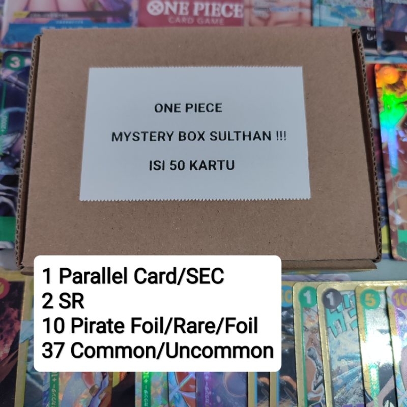 Jual One Piece Mystery Box Sulthan Edition Isi 50 Kartu Original ...