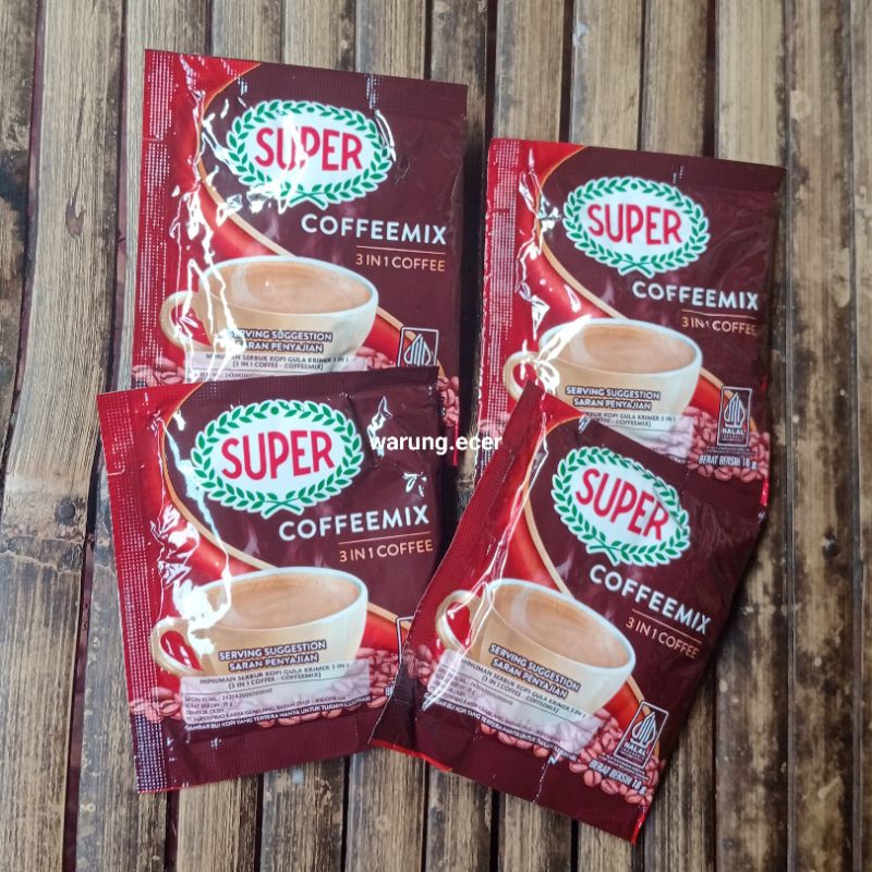 Jual ECERAN - SUPER COFFEEMIX 3IN1 COFEE MIX PRODUK (1 SACHET) | Shopee ...