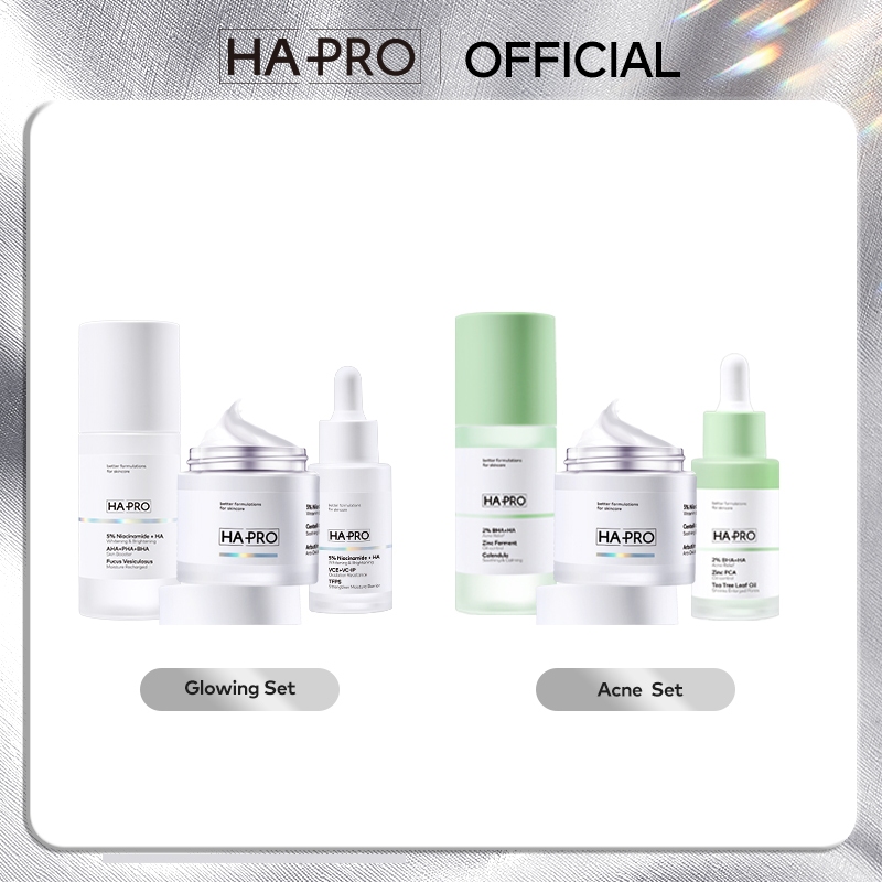 Jual [HAPRO] HA PRO Bundling 3pcsSkincare Set | Moisturizer Cream 30g ...