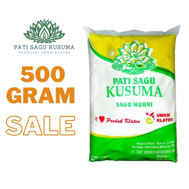 Jual 500 Gram Sagu Aren Asli Bahan Bakso Papeda Empek-empek | Shopee ...