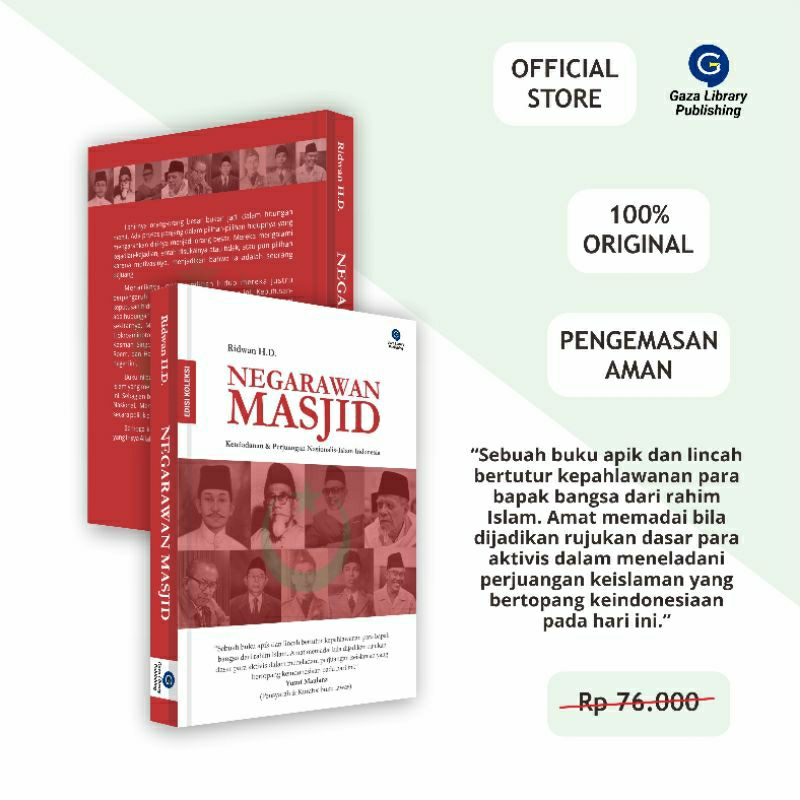 Jual Negarawan Masjid - Keteladanan dan Perjuangan Nasionalis Islam ...