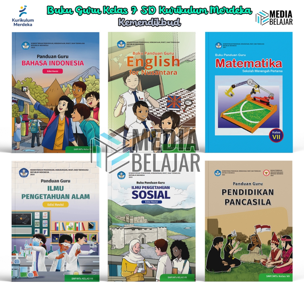 Jual Buku Guru Kelas 7 SMP Kurikulum Merdeka Revisi Terbaru Original & Lengkap | Shopee Indonesia