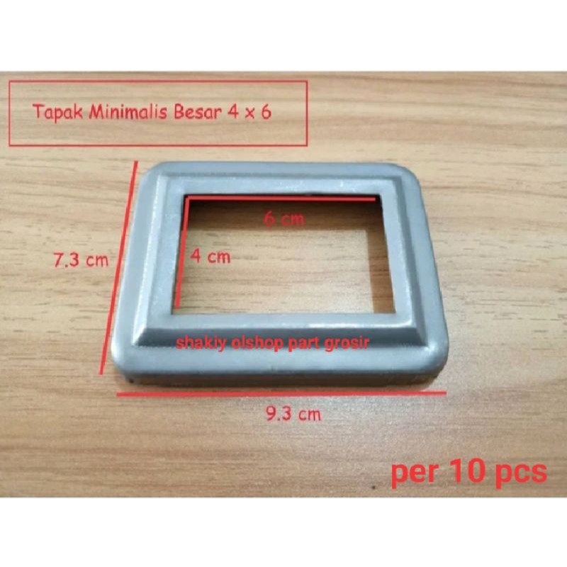 Jual tapak holo 4x6 pintu pagar dorong minimalis ornamen jual per 10 ...