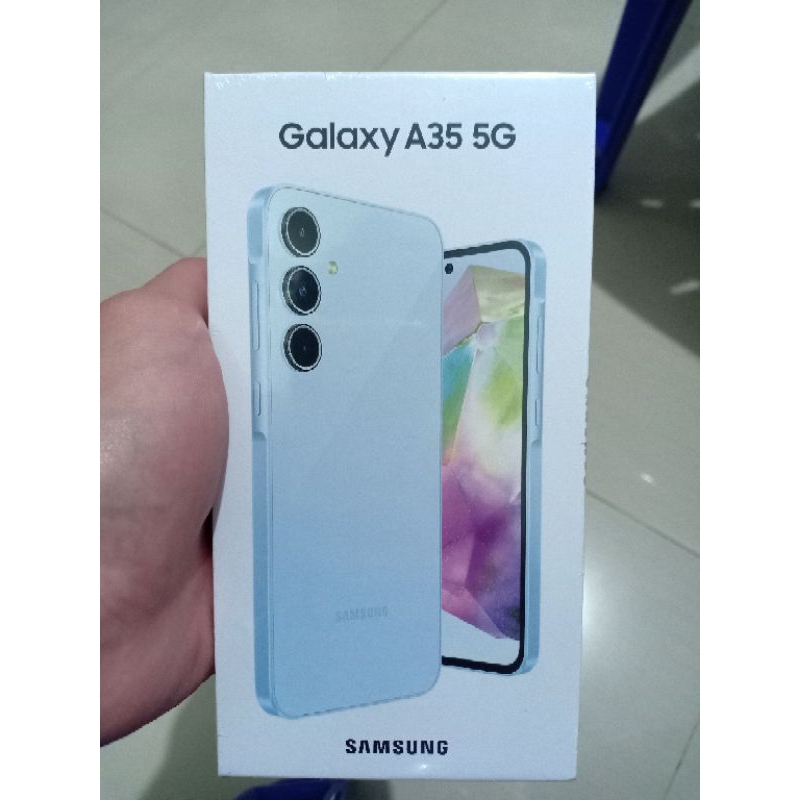 Jual SAMSUNG A35 5G 8/256GB AWSOME ICEBLUE, GARANSI RESMI SAMSUNG (NEW ...