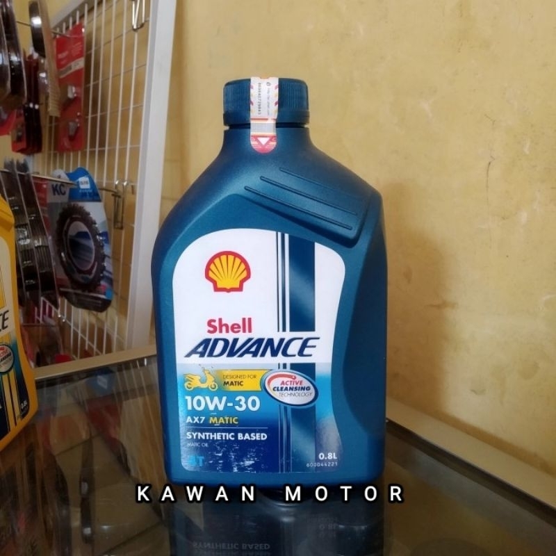 Jual OLI MOTOR SHELL ADVANCE AX7 SCOOTER/MATIC 0.8L | Shopee Indonesia