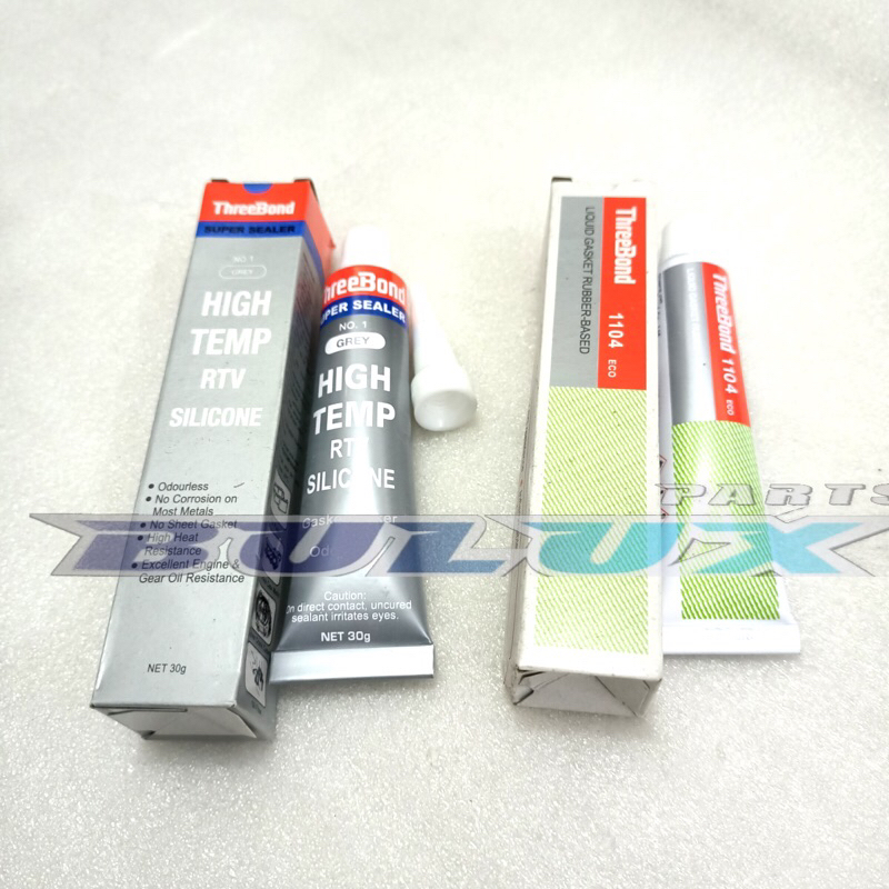 Jual LEM LIQUID GASKET PACKING RUBBER BASED TRIBONE THREEBOND HIGH TEMP RTP SILICONE | Shopee ...