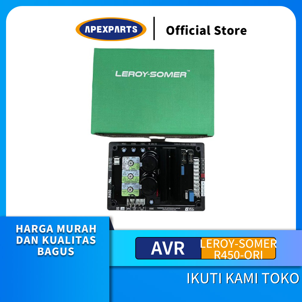 Jual AVR R450 Genuine Original Ori Asli Leroy Somer R 450 genset AVR ...