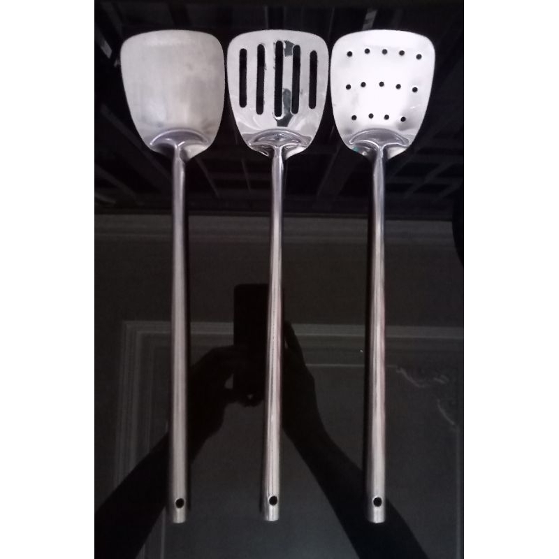 Jual SPATULA Stainless Ukuran SEDANG /Sutil Stainless/Sodet stainless ...