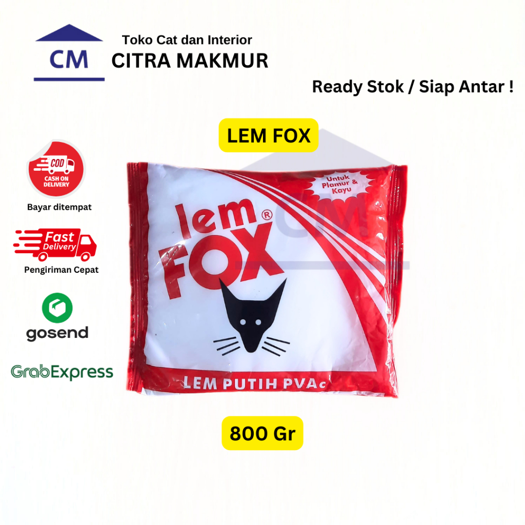 Jual Lem FOX Putih 800gr Bungkus Merah | Shopee Indonesia