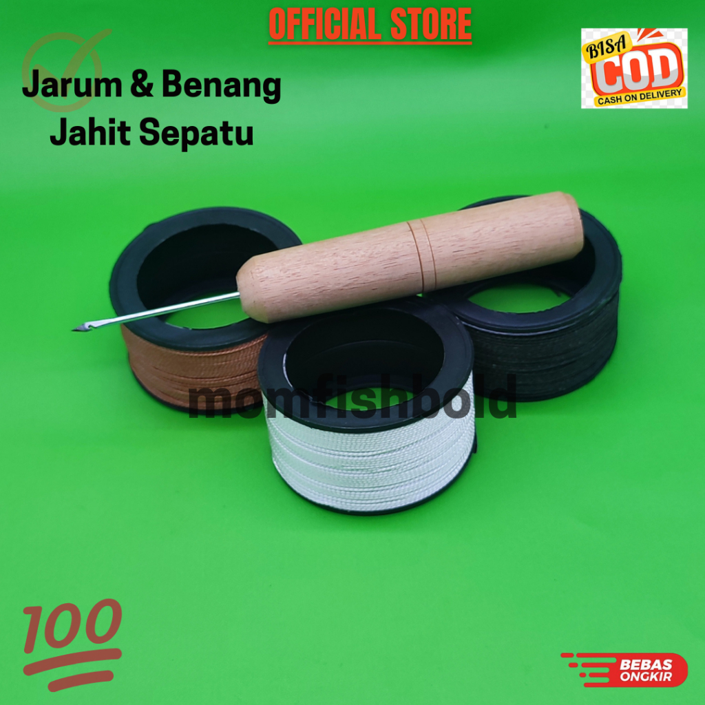 Jual Benang Jahit Sepatu Dan Jarum Jahit Sol Sepatu Sandal Serbaguna ...
