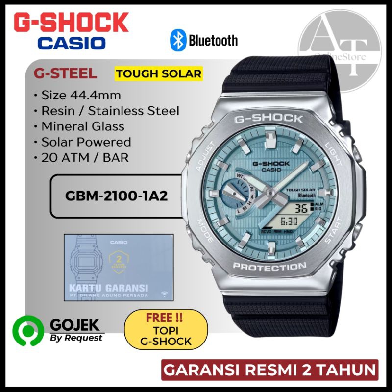 Jual Jam Tangan Pria Casio G-SHOCK GBM-2100A-1A2 GBM2100A ORIGINAL Garansi Resmi | Shopee Indonesia