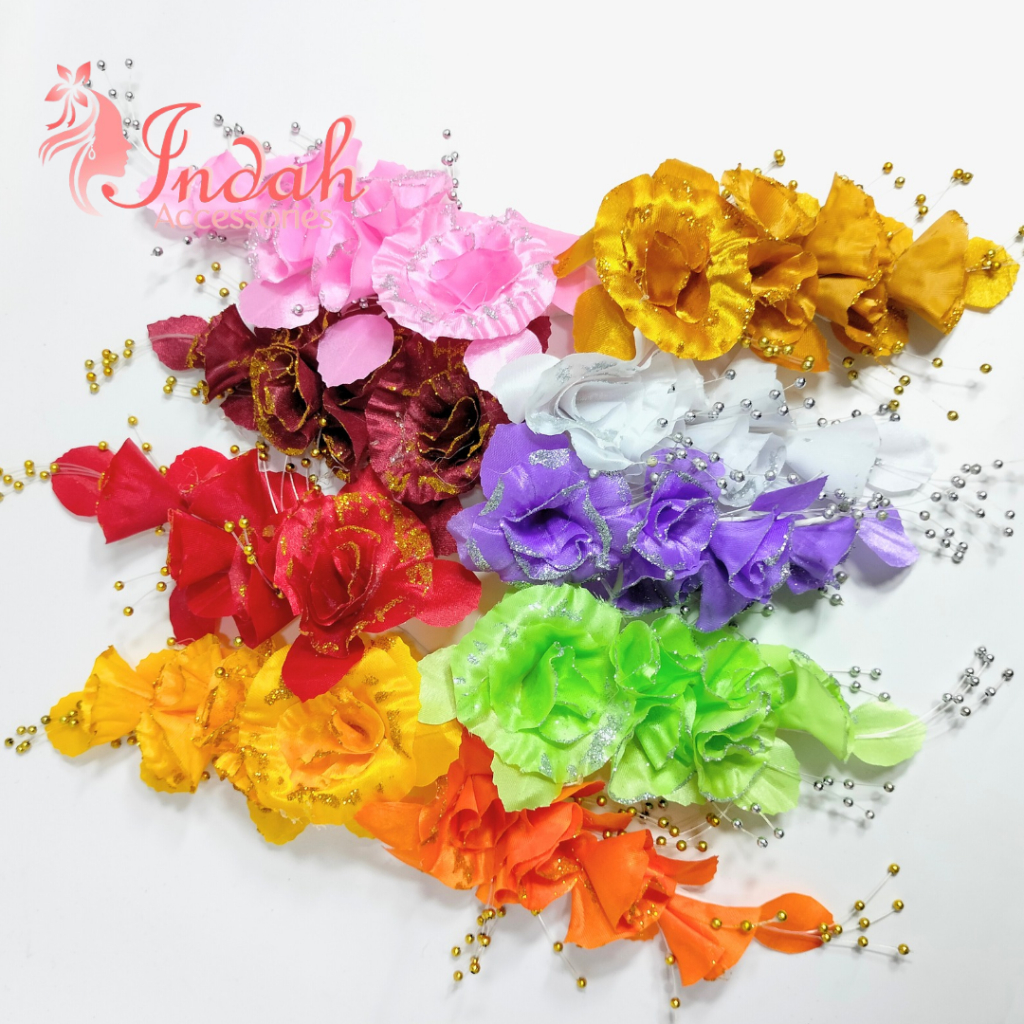 Jual Bunga Sanggul / Kembang Sanggul / Headpiece | Shopee Indonesia