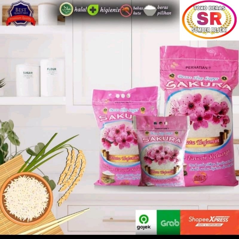 Jual BERAS SAKURA 5 kg, 10 Kg, 20 Kg | Shopee Indonesia