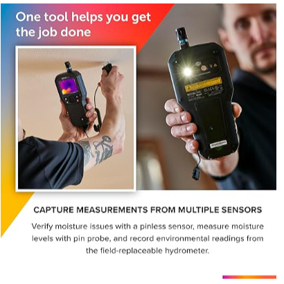 Jual FLIR MR277 Moisture Meter, MSX IR Camera & Hygrometer for Building ...