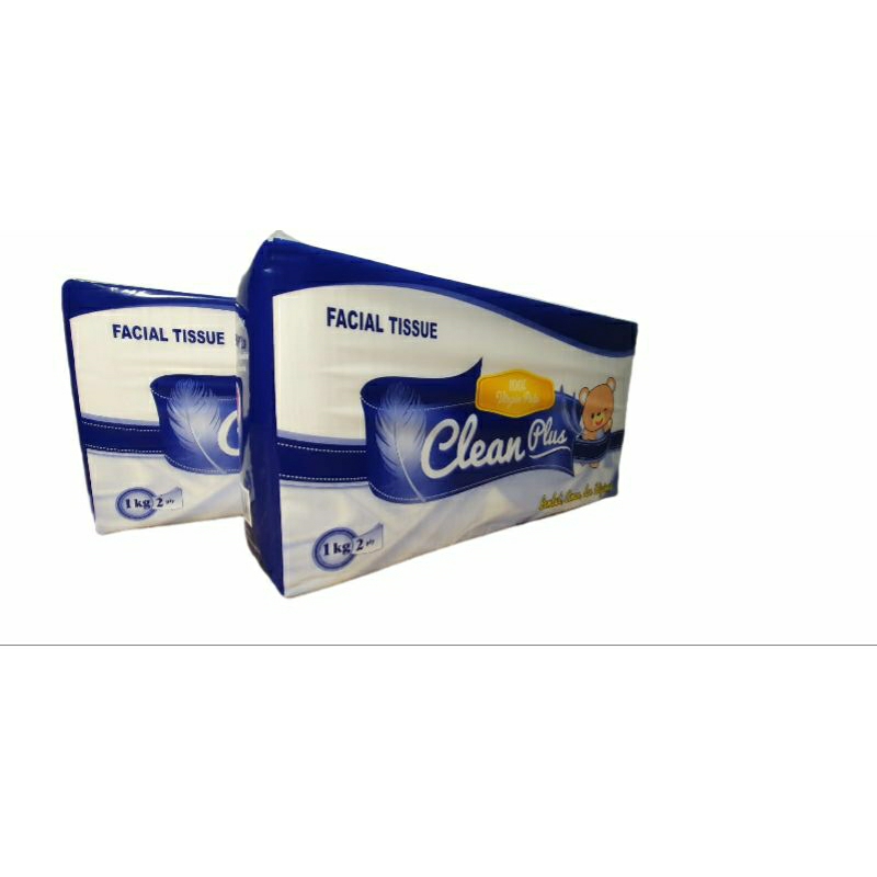 Jual Clean Plus Facial Tissue 1000gram - Tissue Wajah Clean Plus 1 kilo ...