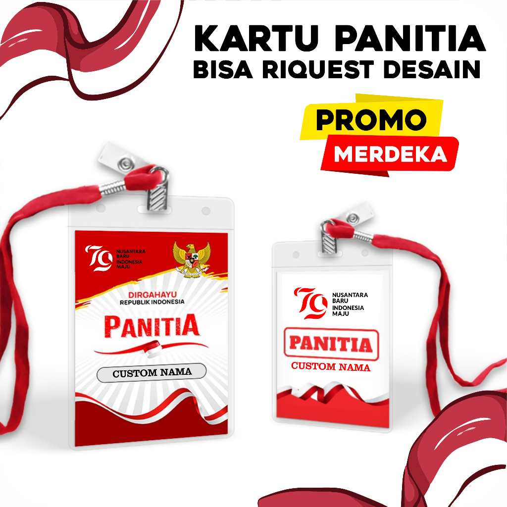 Jual Kartu panitia custom | Shopee Indonesia