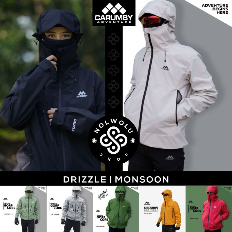 Jual CARUMBY GORPCORE DRIZZLE | MONSOON [NEW & ORIGINAL 100%] | Shopee ...