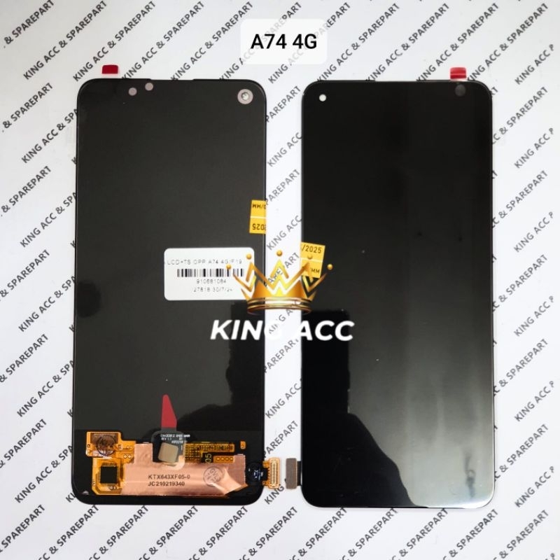 Jual LCD TOUCHSCREEN OPPO A74 4G / F19 BLACK OLED | Shopee Indonesia