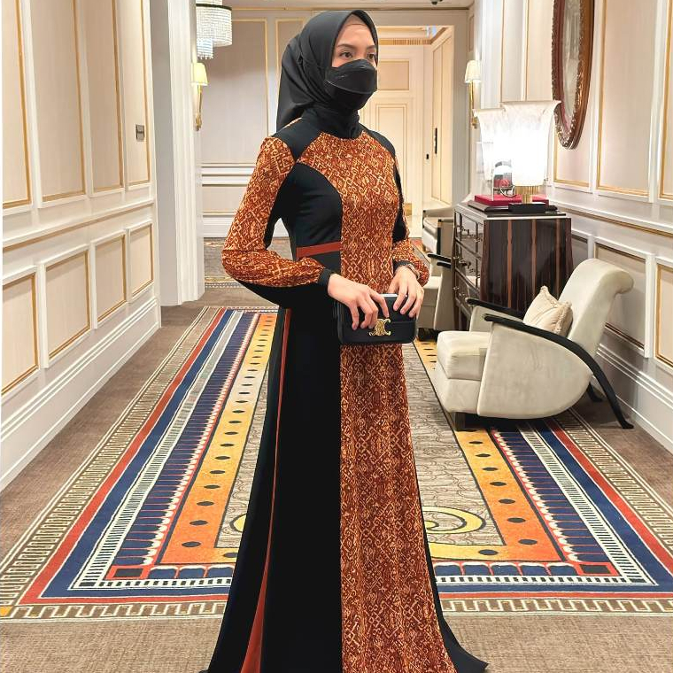Jual Madeira - Nano Dress Ethnic ( Teracotta ) | Shopee Indonesia