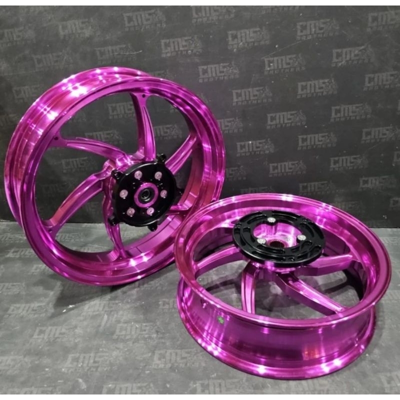 Jual Velg Velek Casting CNC Six Star Palang 6 Yamaha Xmax Old & New ...