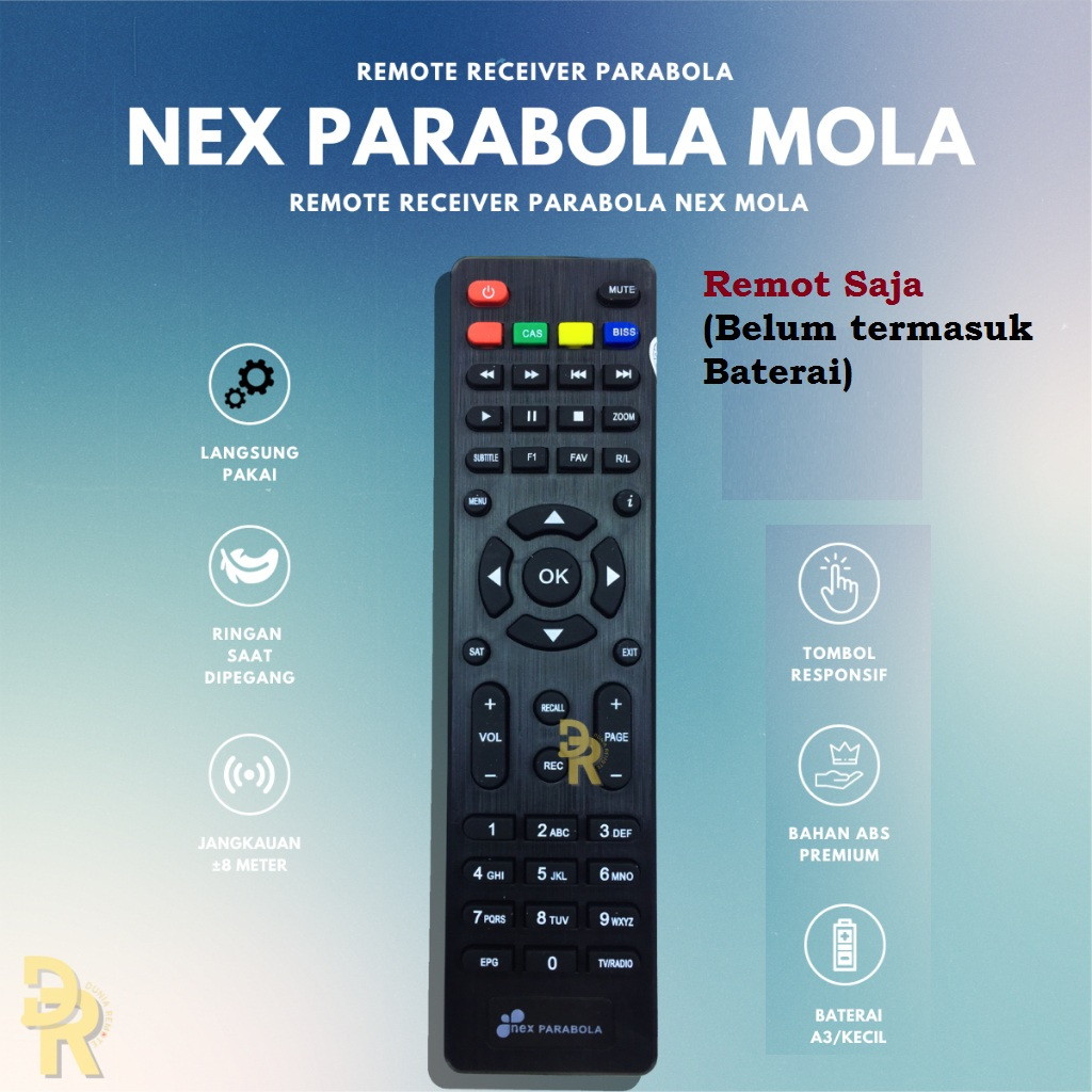 Jual Remot Remote Receiver Nex Parabola Mola Kuning Nex Parabola Merah ...