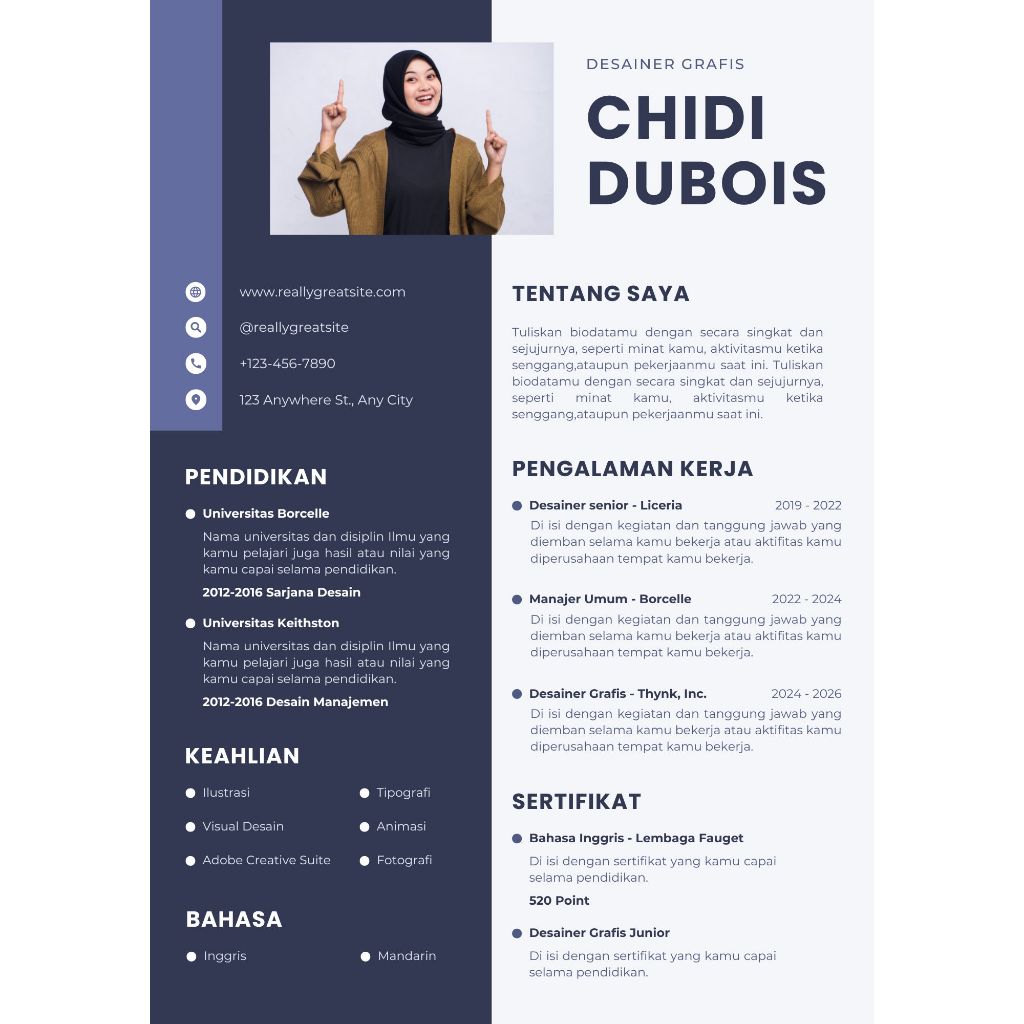 Jual JASA DESAIN CV berupa Pdf | Shopee Indonesia