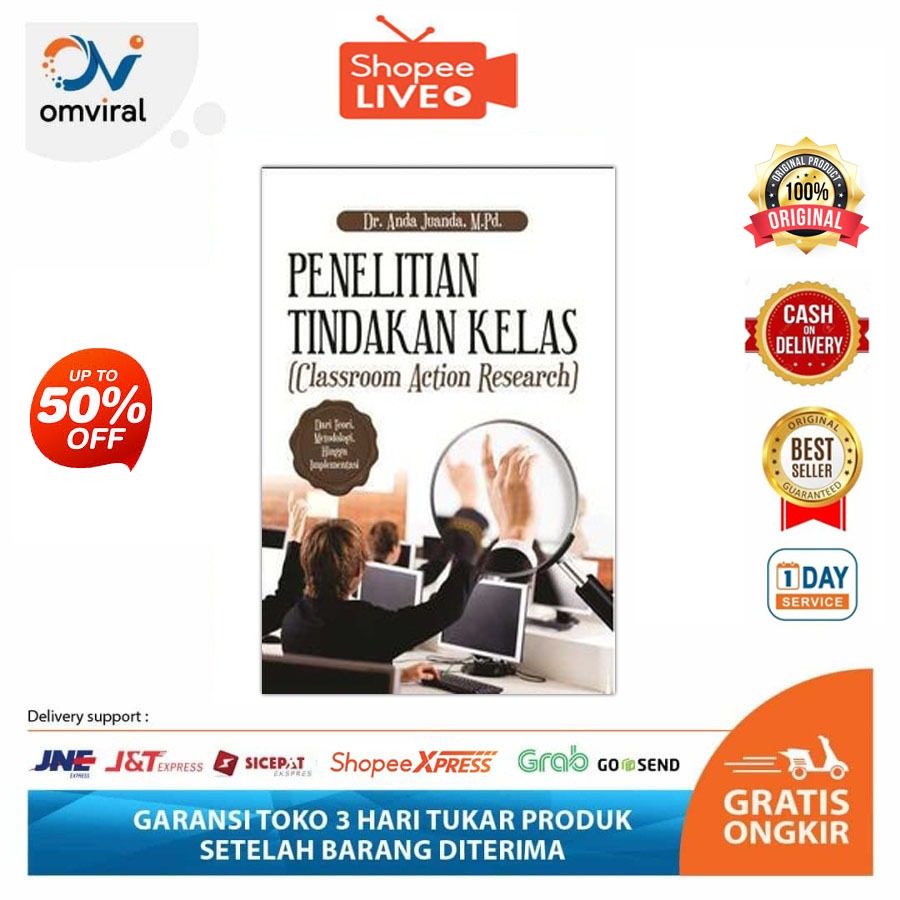Jual Buku PTK Metode : Penelitian Tindakan Kelas (Classroom Action ...
