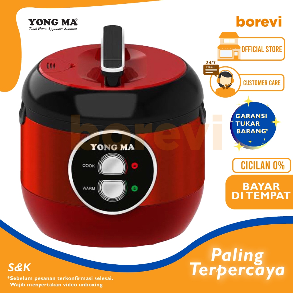 Jual Yong Ma Smc 9013 Magic Com 2 Liter Rice Cooker Penanak Nasi ...
