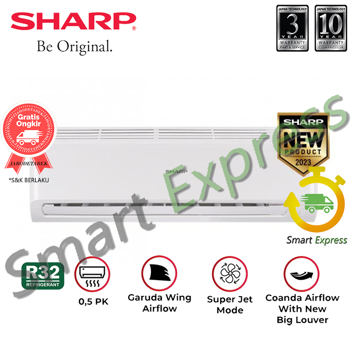 Jual AC SHARP AH-A5BEY / 5BEY / 05BEY / AH-A 5BEY - (1/2 PK / UNIT ONLY ...