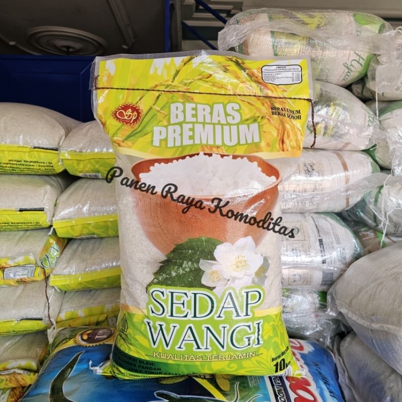 Jual Beras Premium Sedap Wangi 10kg (Bukan 2x5kg) | Shopee Indonesia