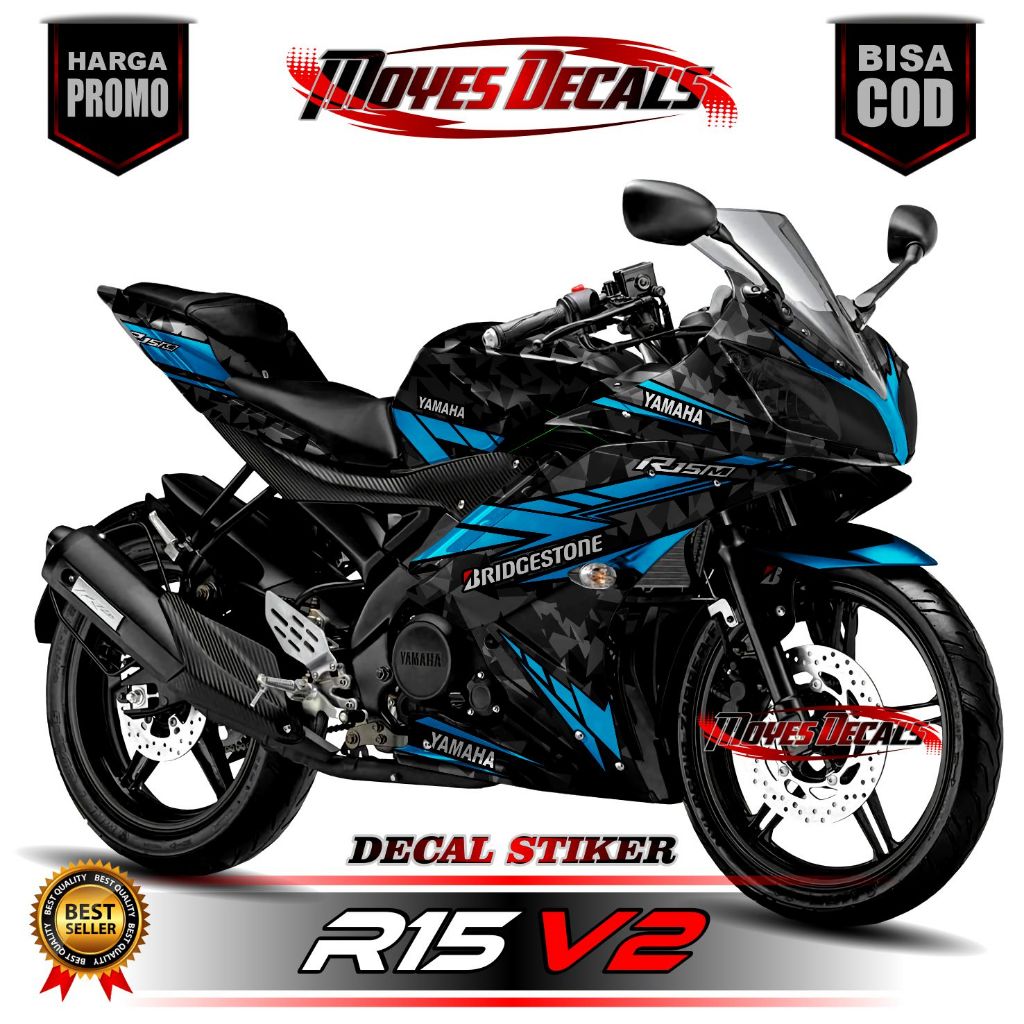 Jual DECAL MOTOR R15 V2 - STIKER MOTOR R15 V2 FULL BODY MOTOR PREMIUM ...