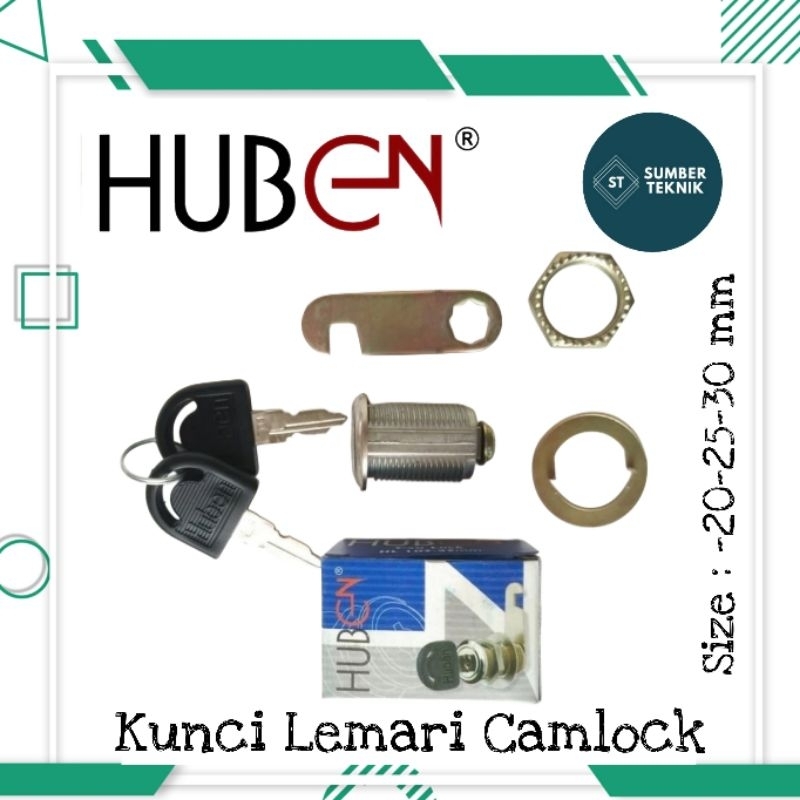 Jual HUBEN HL-103 Kunci Lemari Loker Kait 20mm 25mm 30mm Cam Lock Besi Locker Laci 20 25 30 mm ...