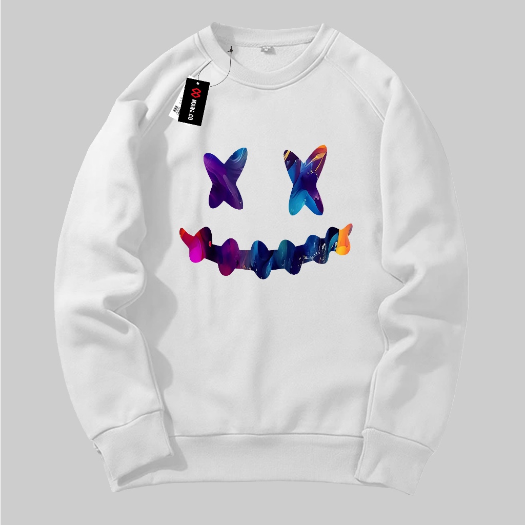Jual Mawa.co - Sweater Tebal Smile fence | Shopee Indonesia