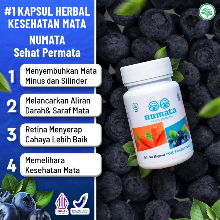 Jual KAPSUL NUMATA ISI 30 UNTUK MATA MINUS, MATA SILINDER, KATARAK DAN ...