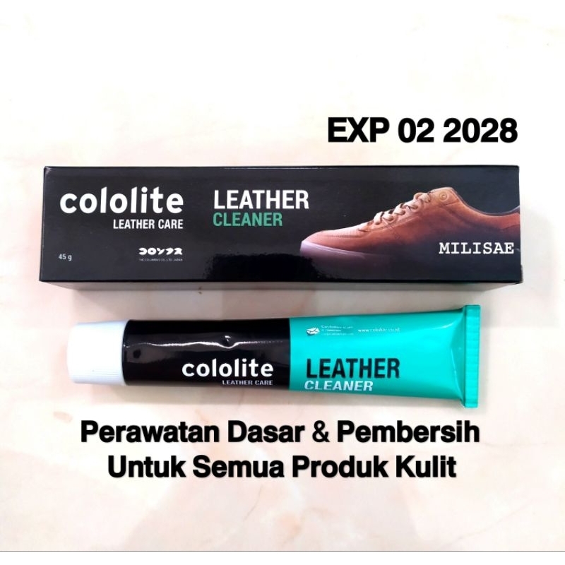 Jual COLOLITE LEATHER CLEANER 45gr (EXTRA KARDUS+BUBLE) | Shopee Indonesia