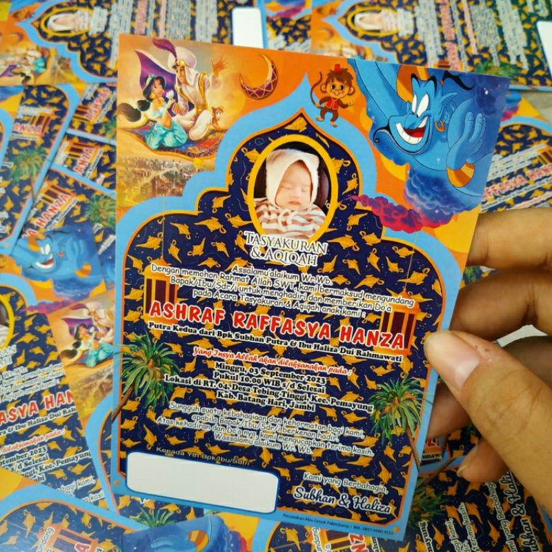 Jual Undangan syukuran walimatul aqiqah marhabah khitan tasmiyah tedak ... Jual Undangan syukuran walimatul aqiqah marhabah khitan tasmiyah tedak ...