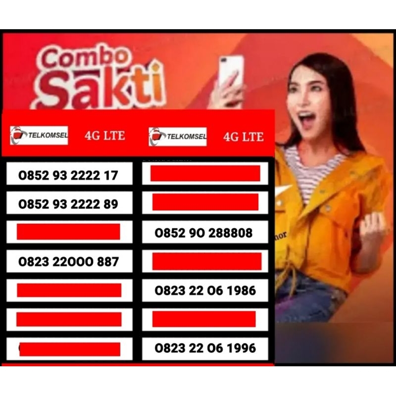 Jual Kartu Perdana Nomor Cantik Telkomsel Internet Sakti Combo Nomor Cantik Telkomsel As Kartu ...