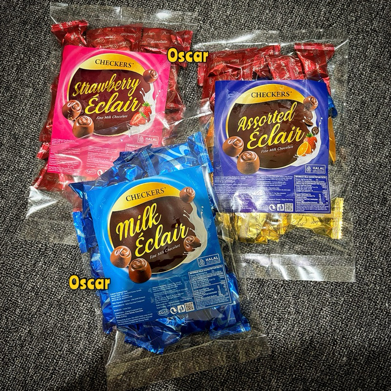 Jual Checkers Choco Eclair 200g Chocolate Coklat Cokelat Malaysia ...