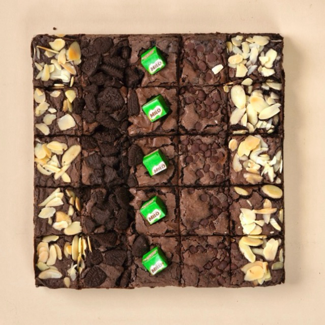 Jual Dynamite Mix Fudgy Brownies / Brownies Panggang Sekat 25bites ...
