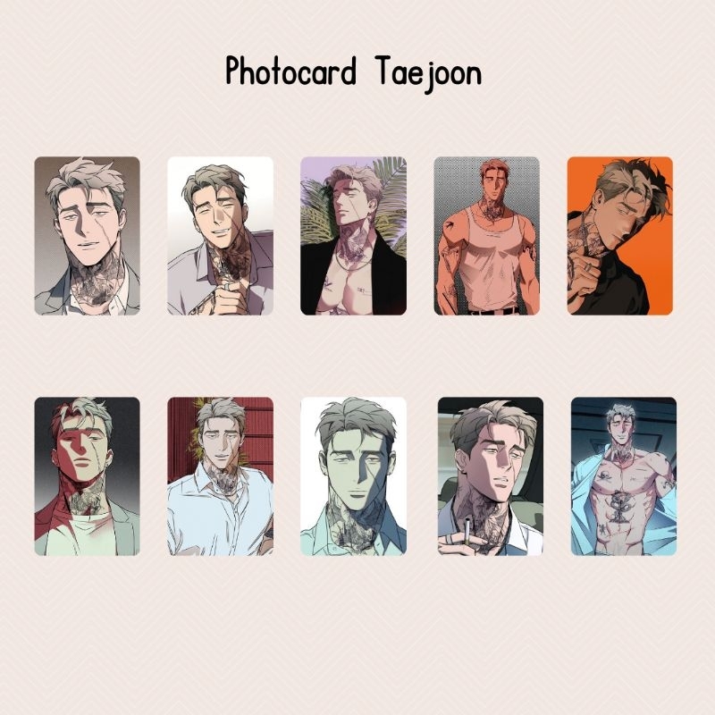 Jual Photocard Manhwa Webtoon Wetsand Taejoon [Free gift] | Shopee Indonesia