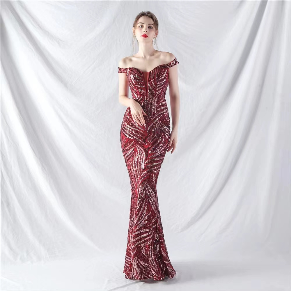 Jual 31908 # Fashion Gaun Malam Kelas Atas Baru Rompi Gaun Pinggang ...